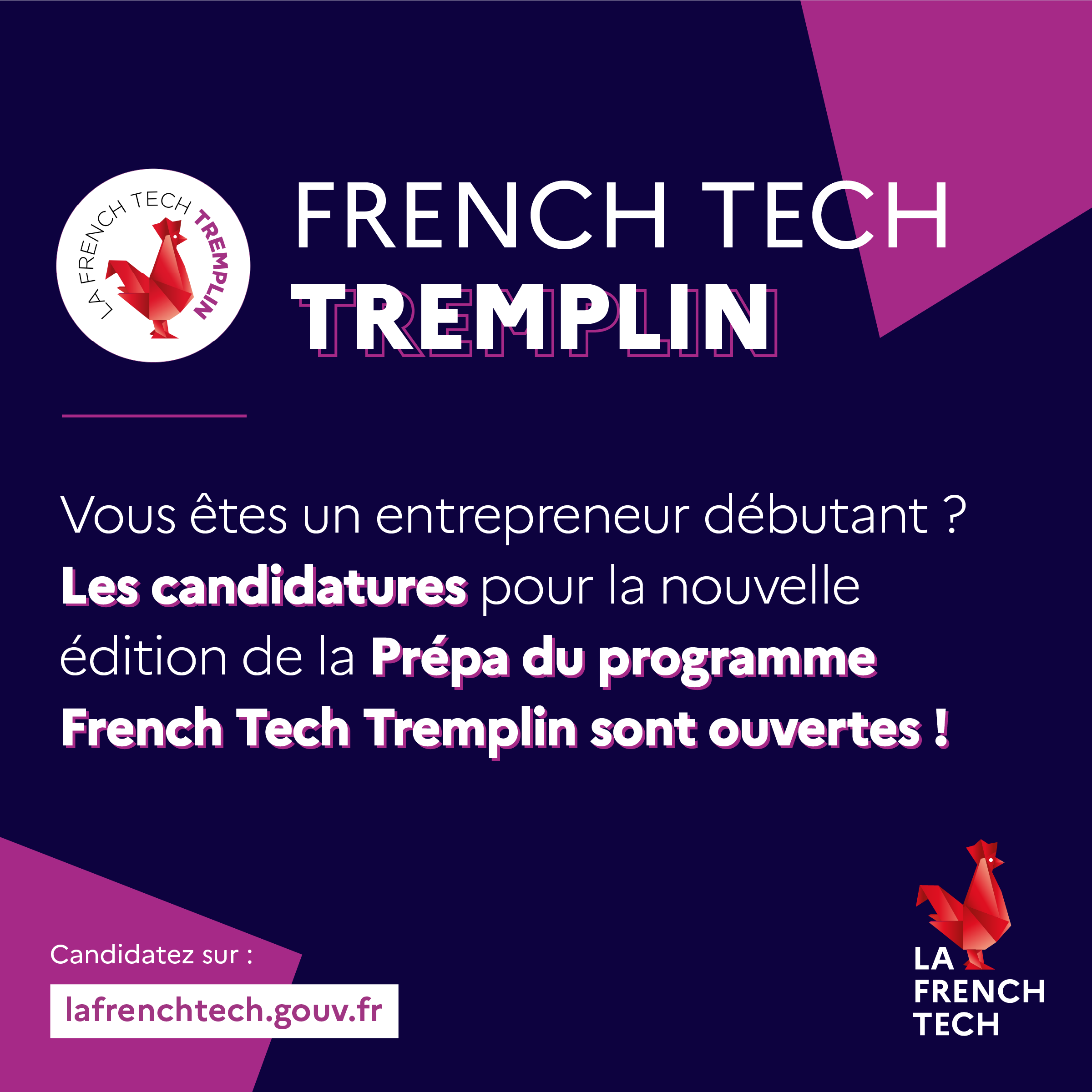 Candidature prépa French Tech Tremplin 2024 - La French Tech Aix Marseille - Région Sud