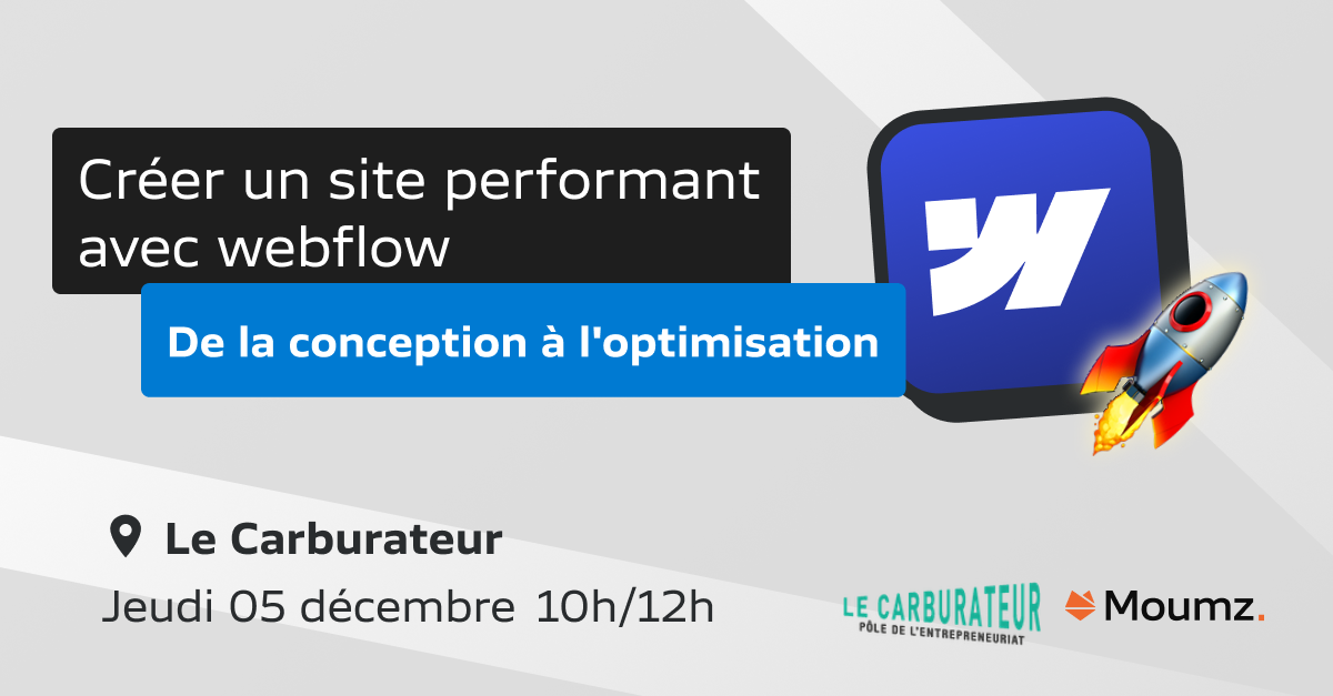 Créer son site avec Webflow - La French Tech Aix Marseille - Région Sud